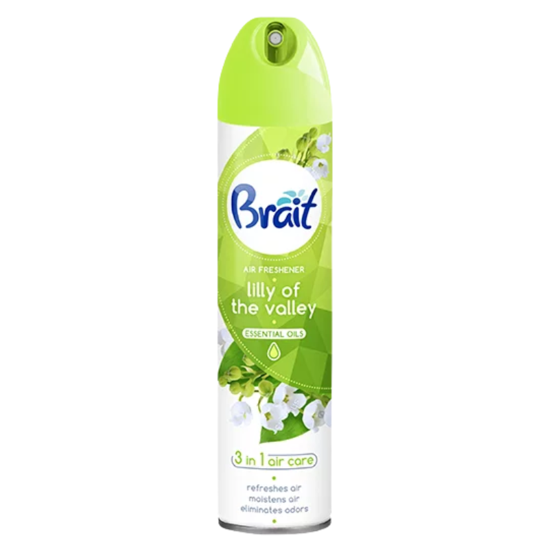 Brait 3in1 Air Care Odświeżacz Powietrza Spray Lily of the Valley 300m