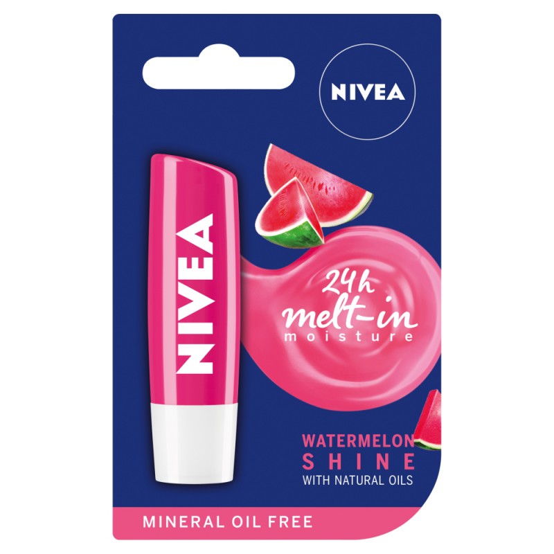 Nivea Watermelon Shine Pielęgnująca Pomadka Do Ust 5,5ML