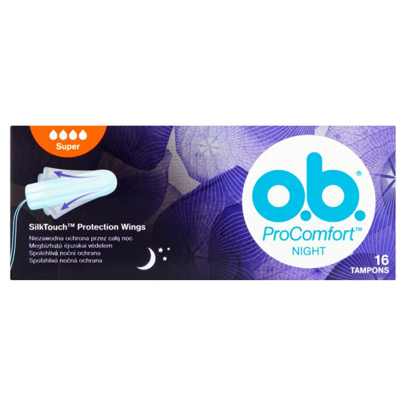 O.B. Procomfort Night Super Tampony Higieniczne 16 Sztuk