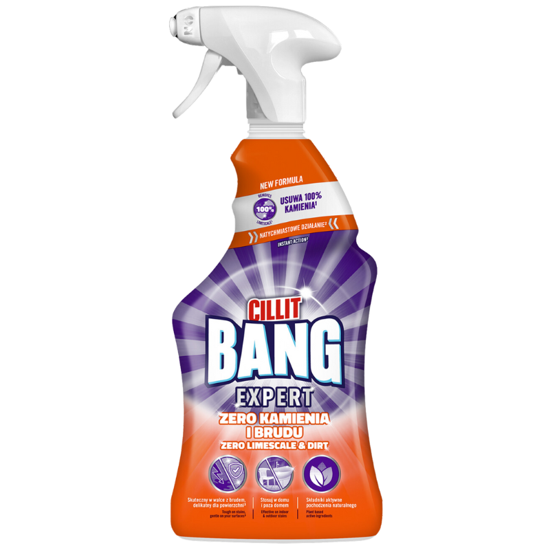 Cillit Bang Expert Zero Kamienia i Brudu Płyn do Mycia Spray 750ML